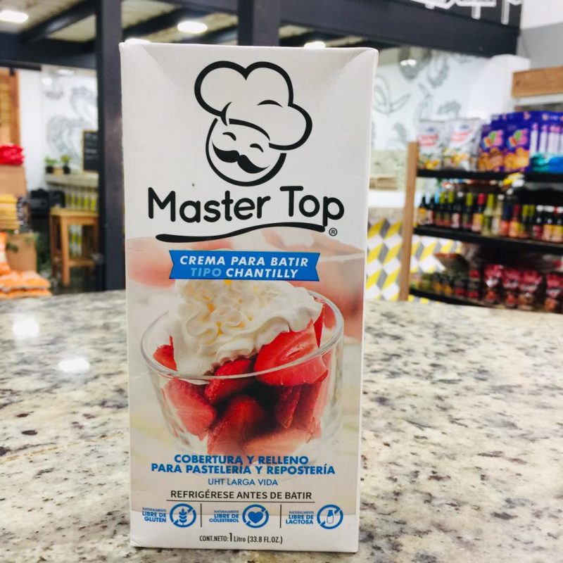 ️ Comprar Crema para Batir Tipo Chantilly Master Top 1lt Online en ...