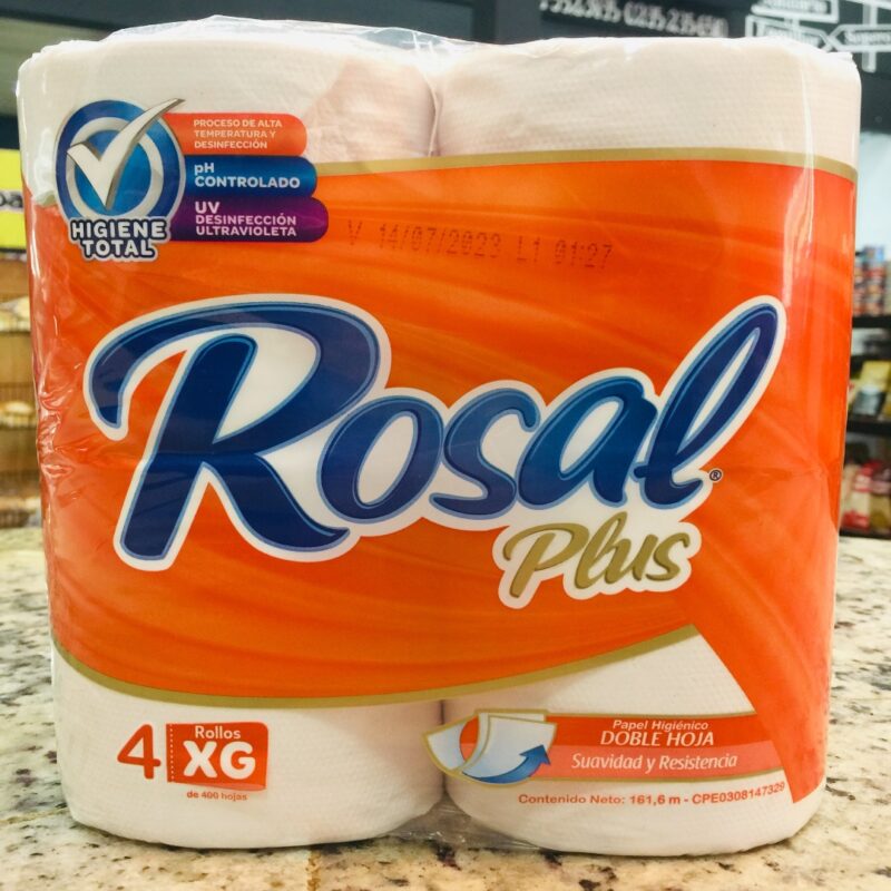 ️ Comprar Papel Higienico Rosal Plus 400 hojas Online en Margarita