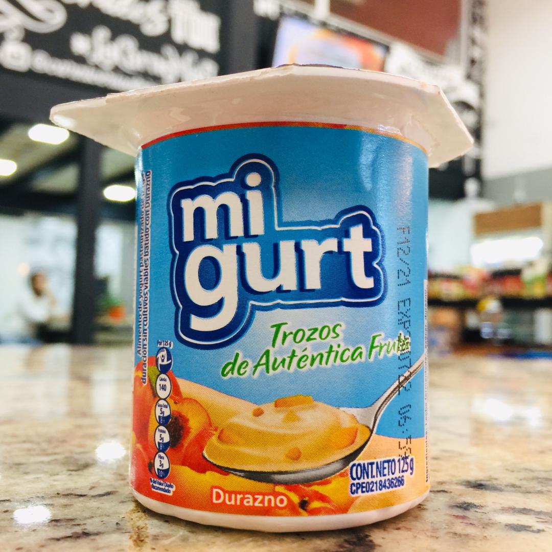 ️ Comprar Yogurt Mi Gurt Durazno 125g Online en Margarita