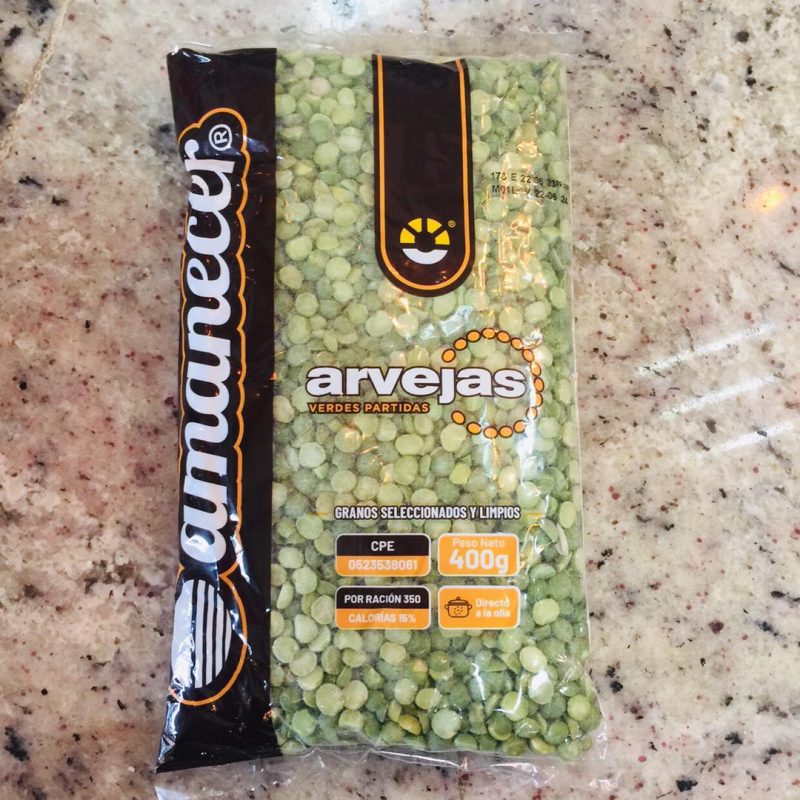 ️ Comprar Arvejas Verdes Partidas amanecer 400g Online en Margarita