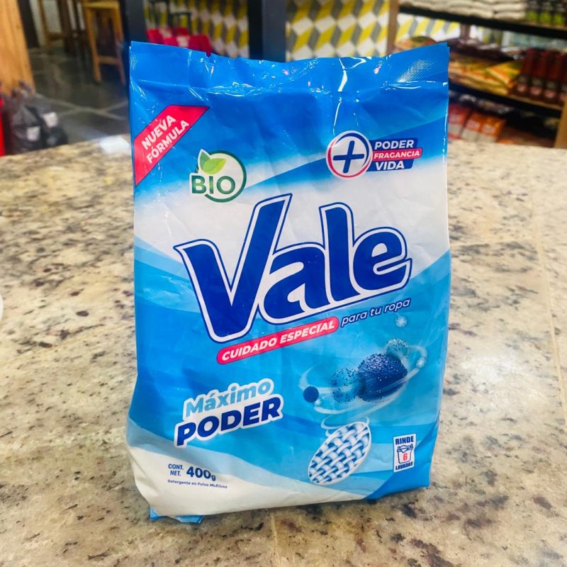 ️ Comprar Detergente en Polvo Vale Maximo Poder 400g Online en Margarita